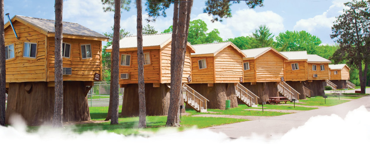 Tree Houses Special at Mt. Olympus Camp Resort - Mt. Olympus Water ...