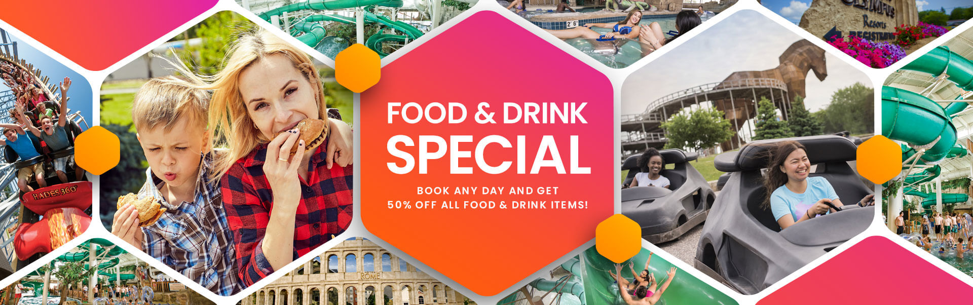 Food & Drink Special - Mt. Olympus Water & Theme Park